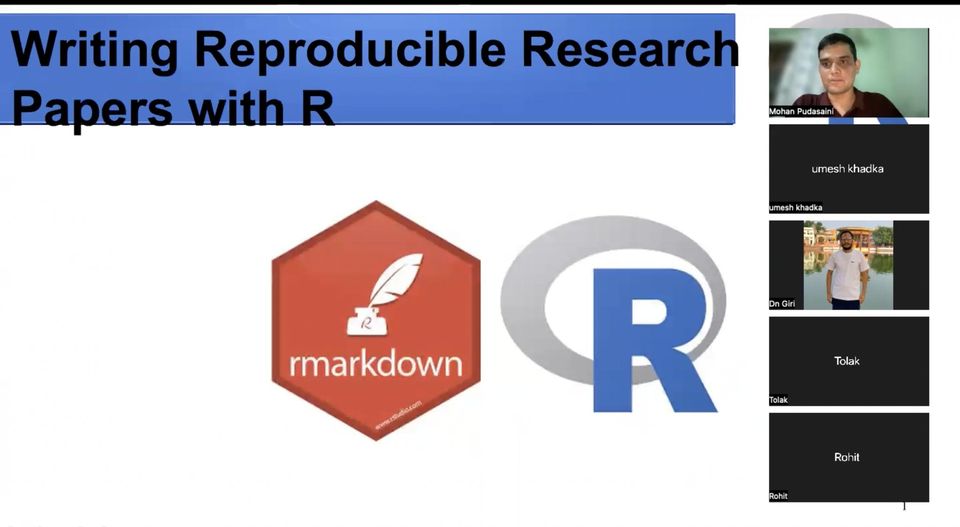 Workshop on Writing Reproducible Research Papers with R | Mohan Pudasaini